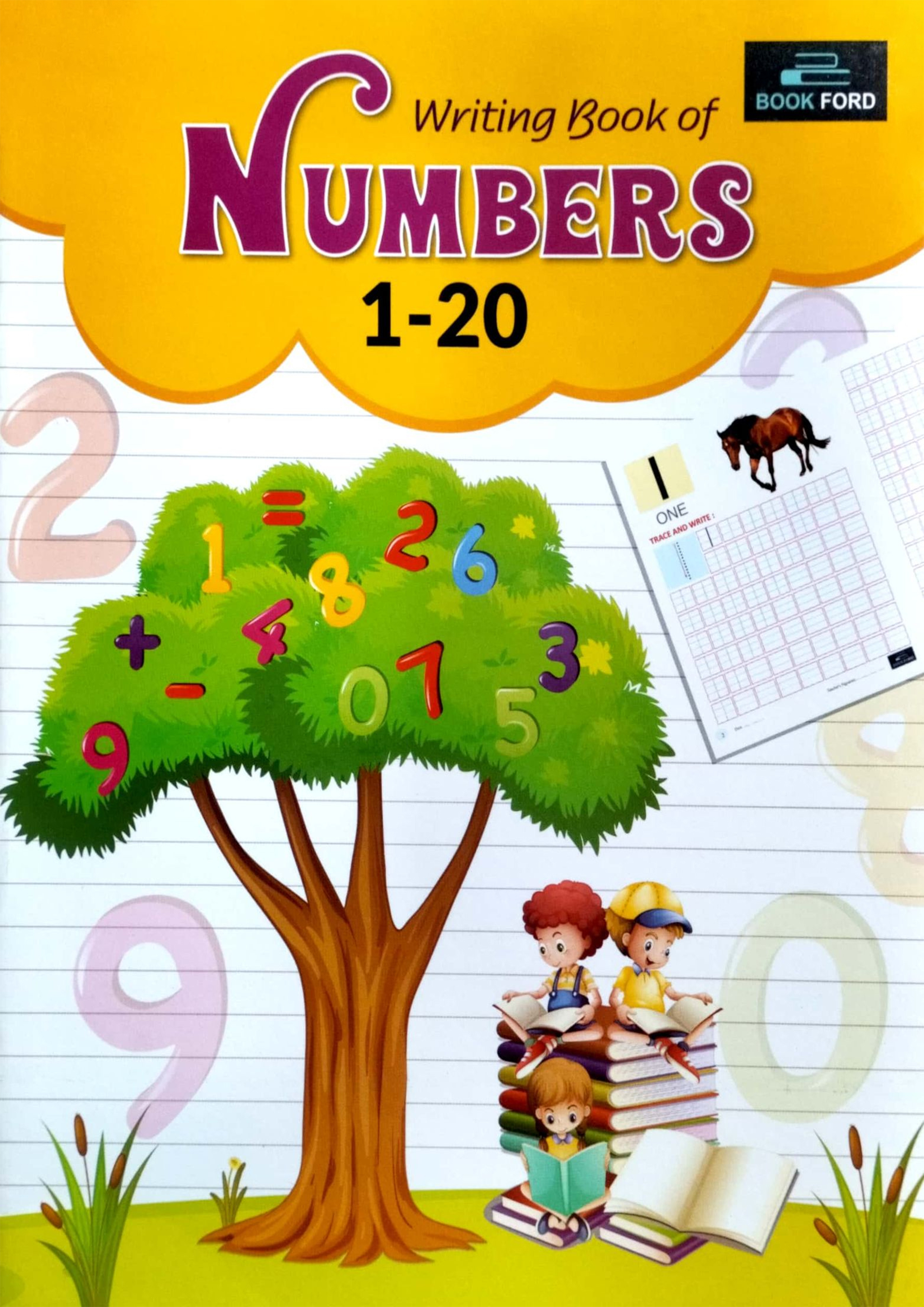 Writing Book Of Numbers 1-20 : বুকফোর্ড পাবলিকেশন্স (সম্পাদক) - Writing ...