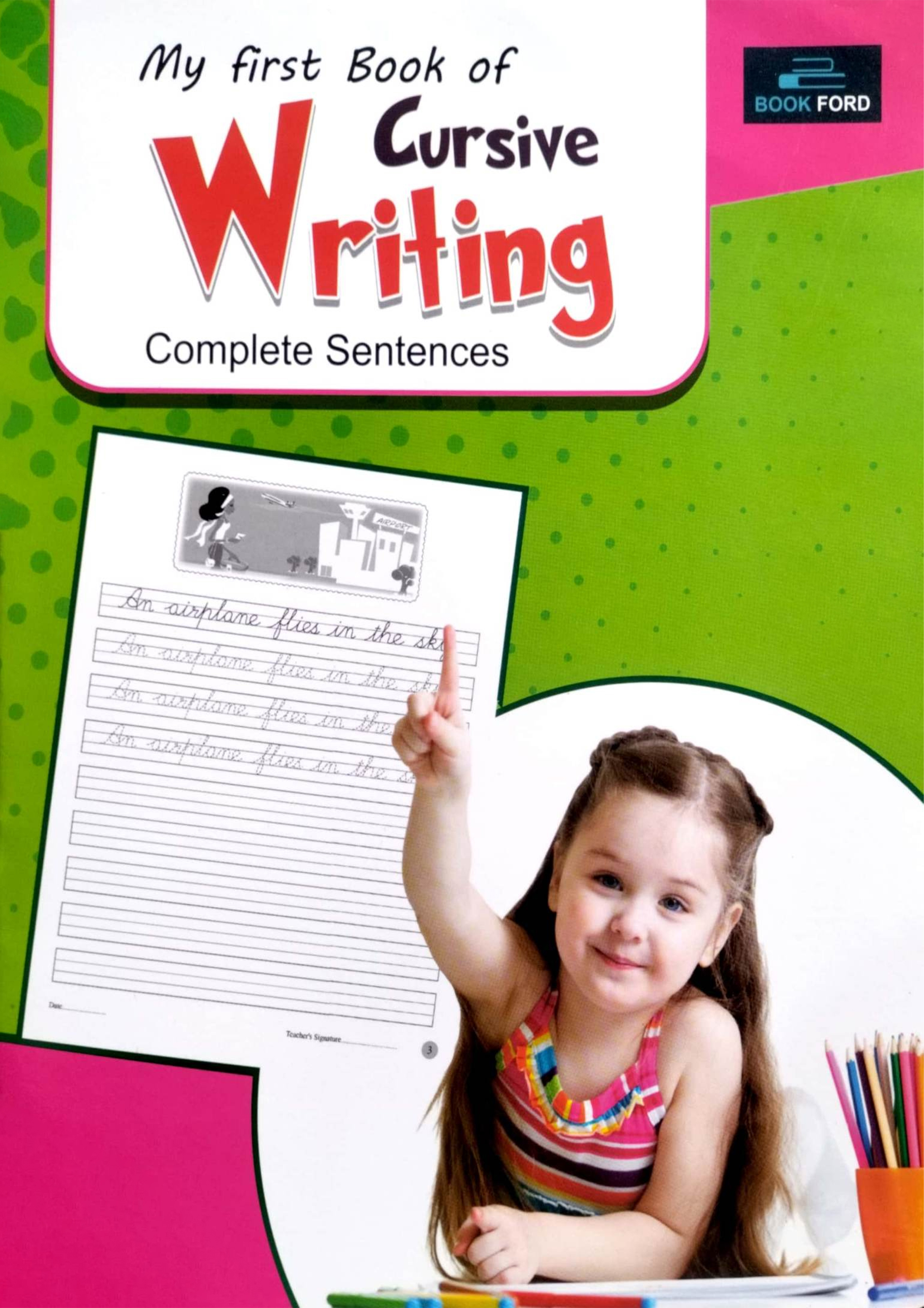 My first Book of Cursive Writing Complete Sentences : বুকফোর্ড ...