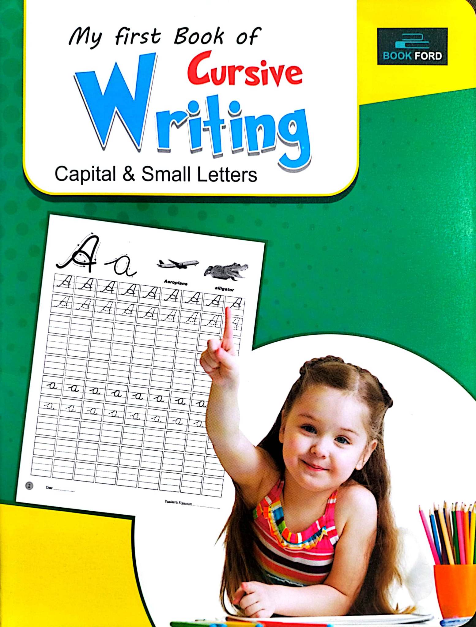 My first Book of Cursive Writing Capital & Small Letters : বুকফোর্ড ...