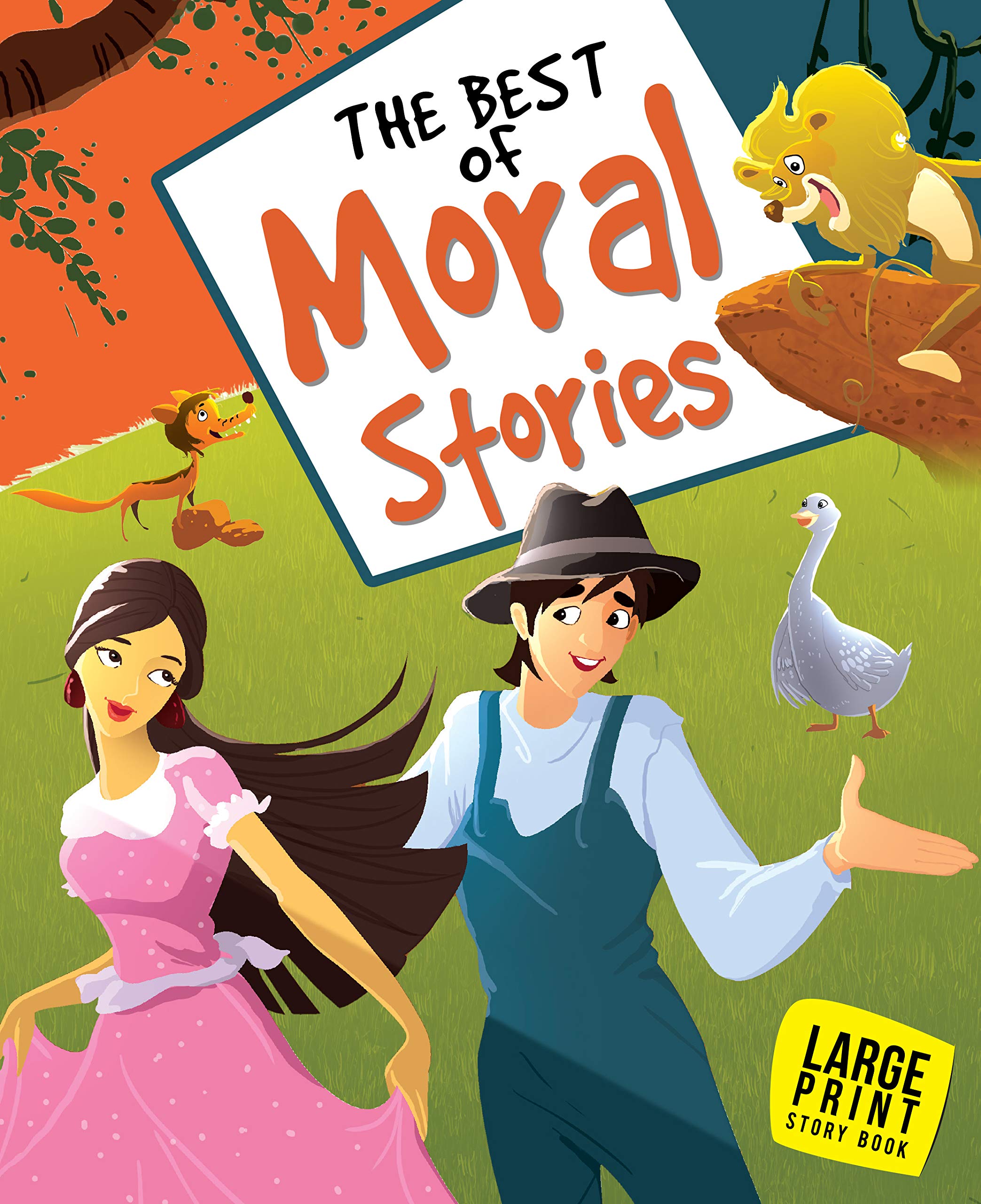 Large Print Story Book : The Best of Moral Stories : ওম বুকস (সম্পাদক ...