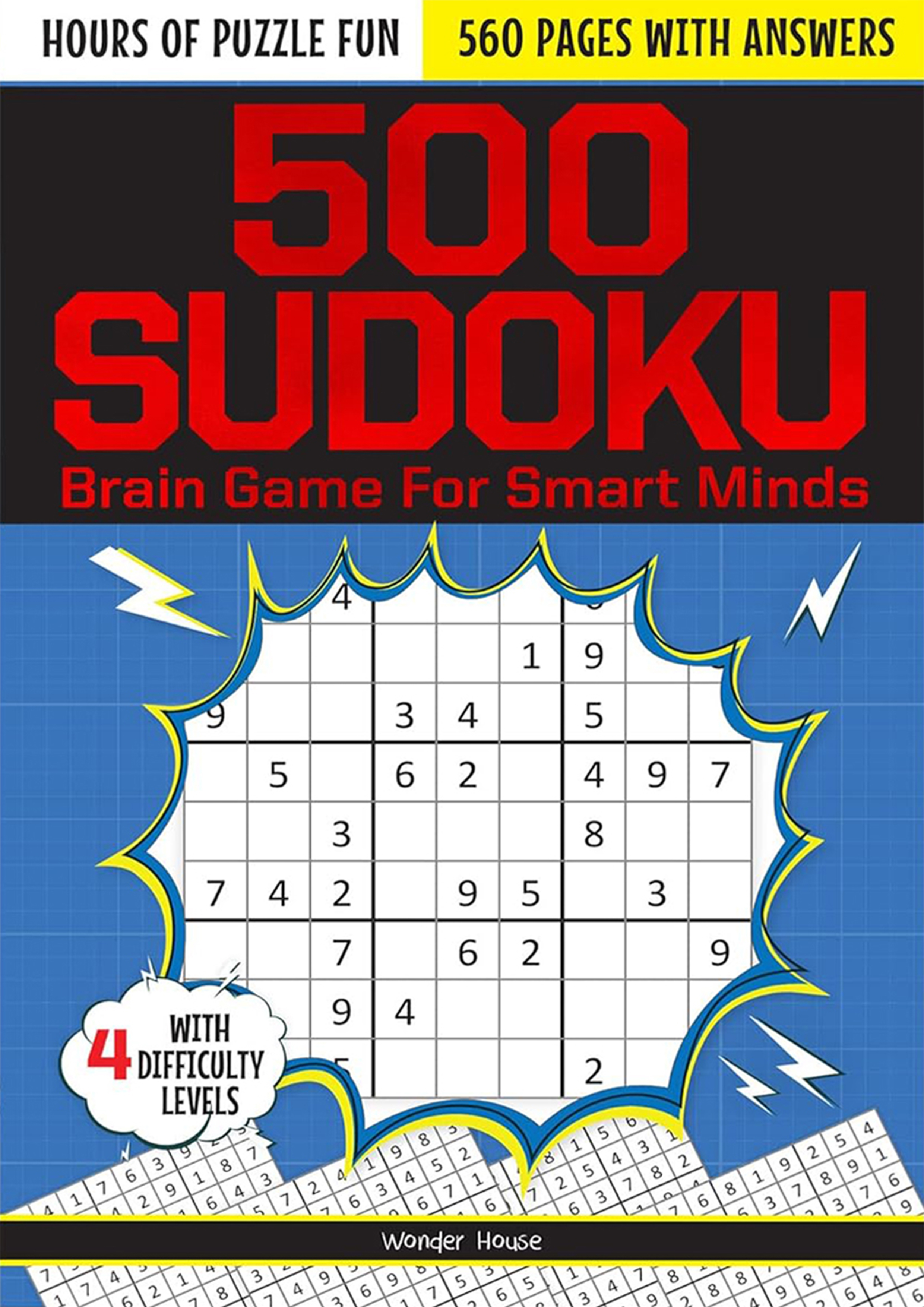 500 Sudoku Brain Games For Smart Minds : ওয়ান্ডার হাউস বুকস (সম্পাদক ...