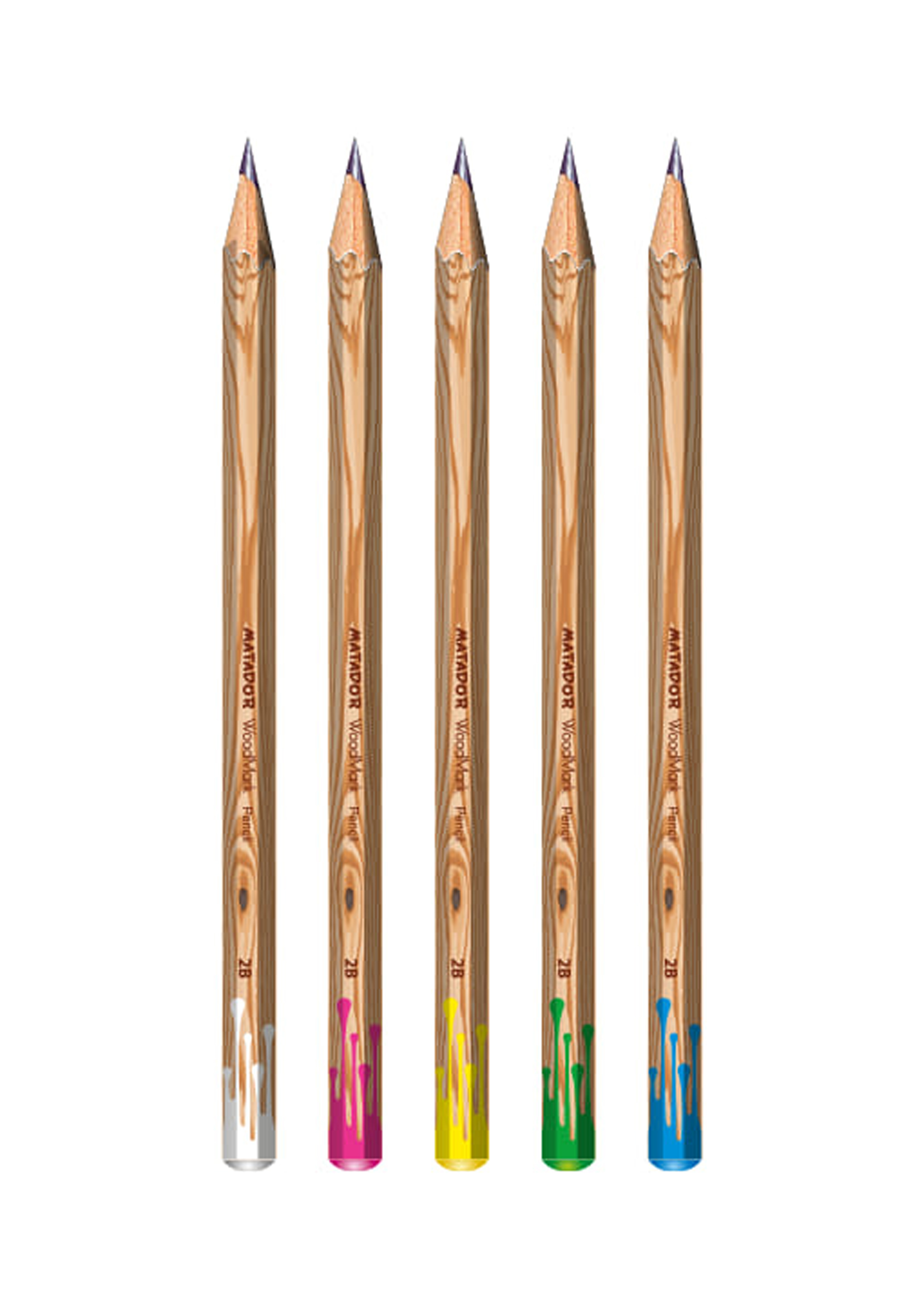 Matador Woodmark Pencil 2B- 1 PC - undefined