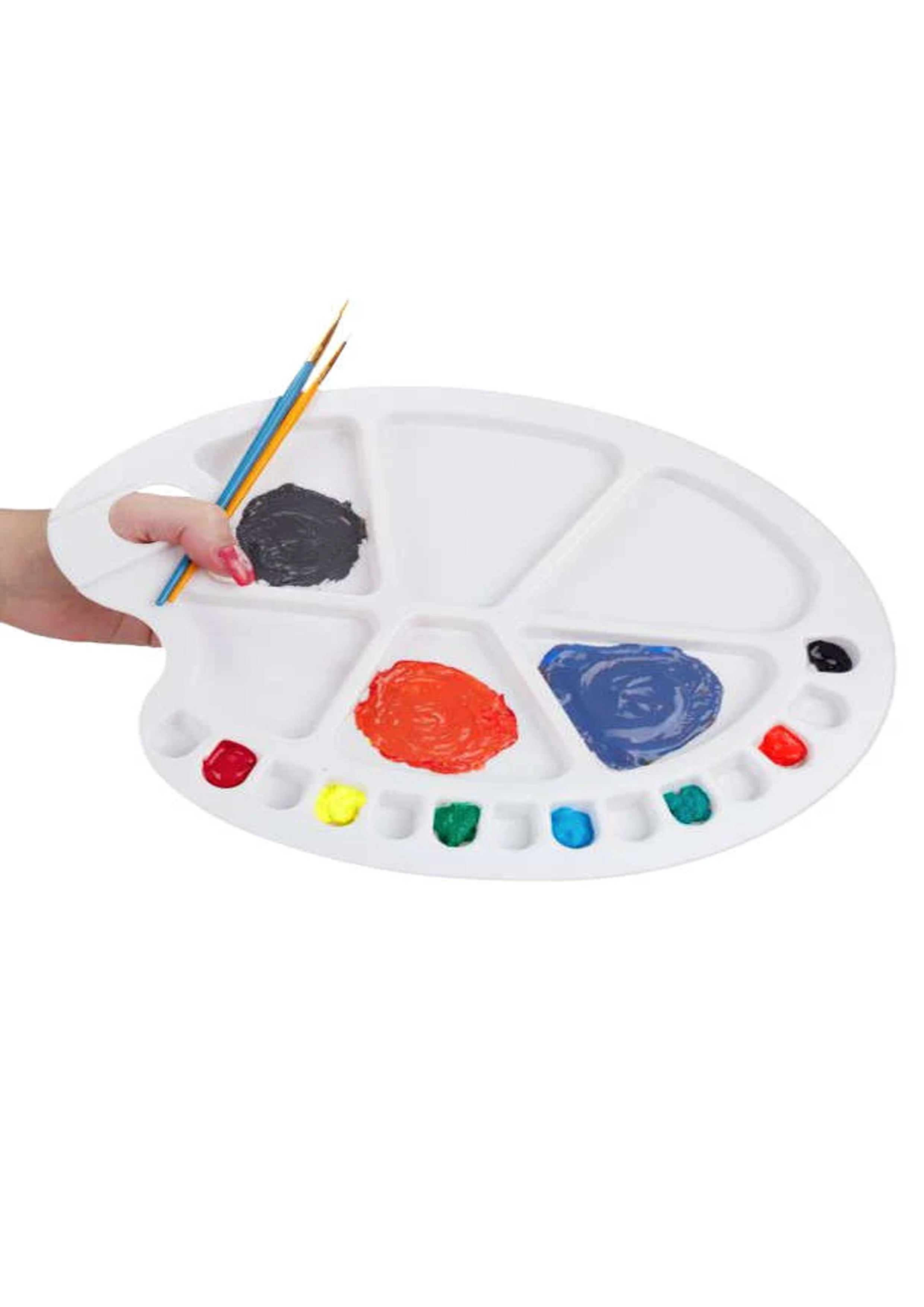 Deshi Colour Plate Round Big - undefined